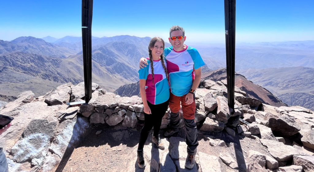 Mark Geraghty and daughter charity hike in Morocco - HSSP Architects