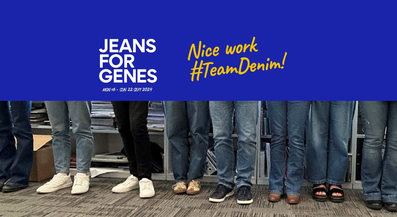 HSSP charity fundraising for Jeans For Genes 2024 - HSSP Architects